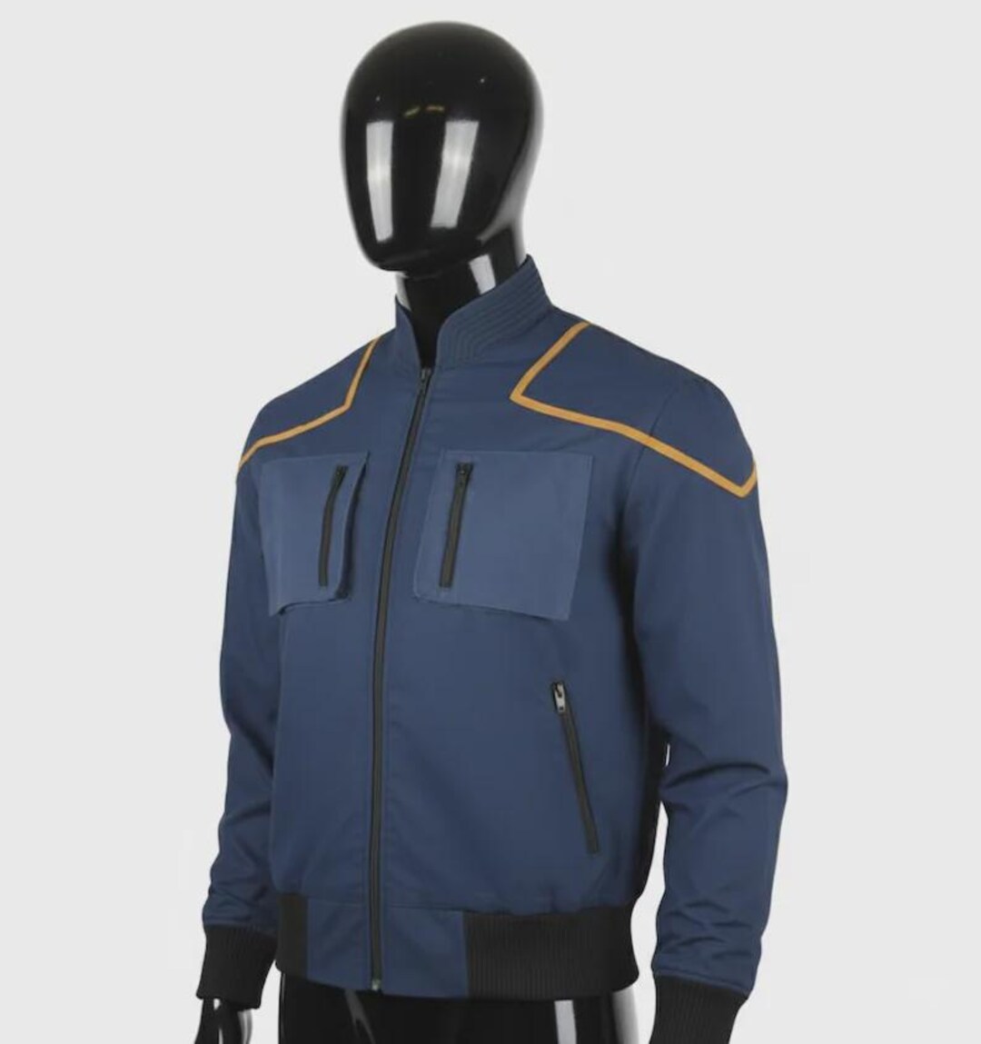 Space Pilot Uniform Star Jacket | Jonathan Archer Trek Jacket | Blue ...