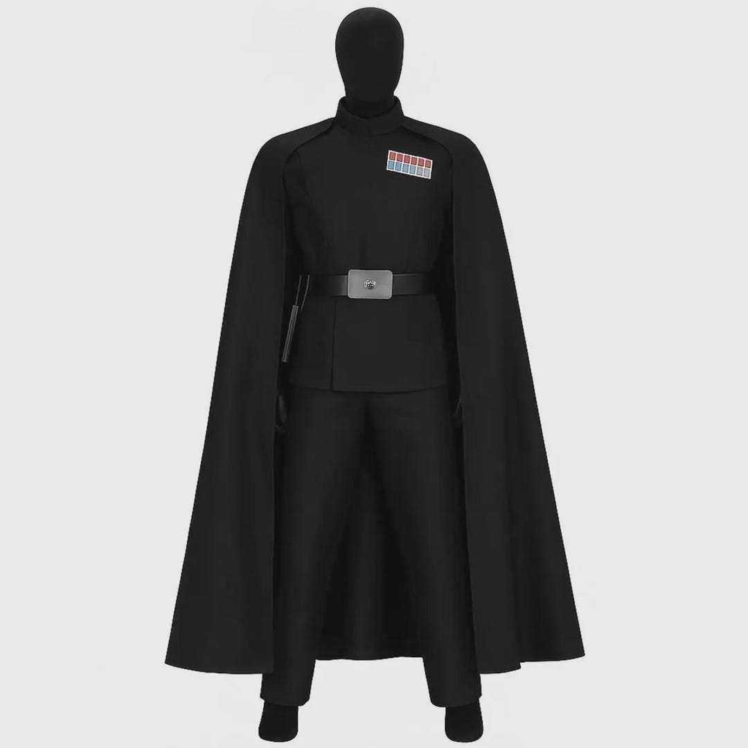 Imperial Officer Costume | Black Cape, Krennic-inspired Star Wars ...
