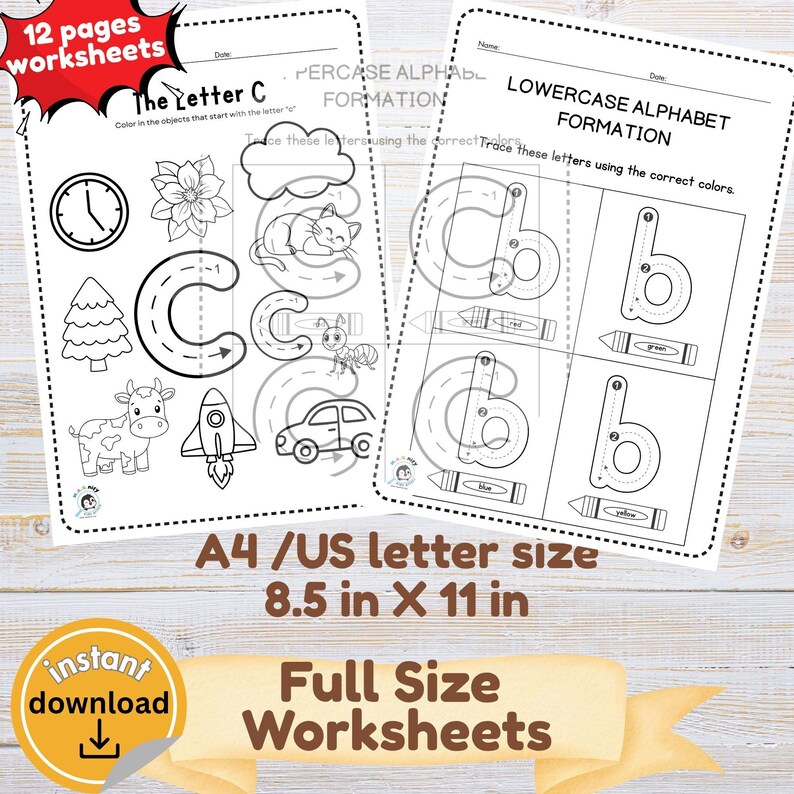 Letter C Activities Pack, Worksheets, Flashcards, Coloring Pages ...