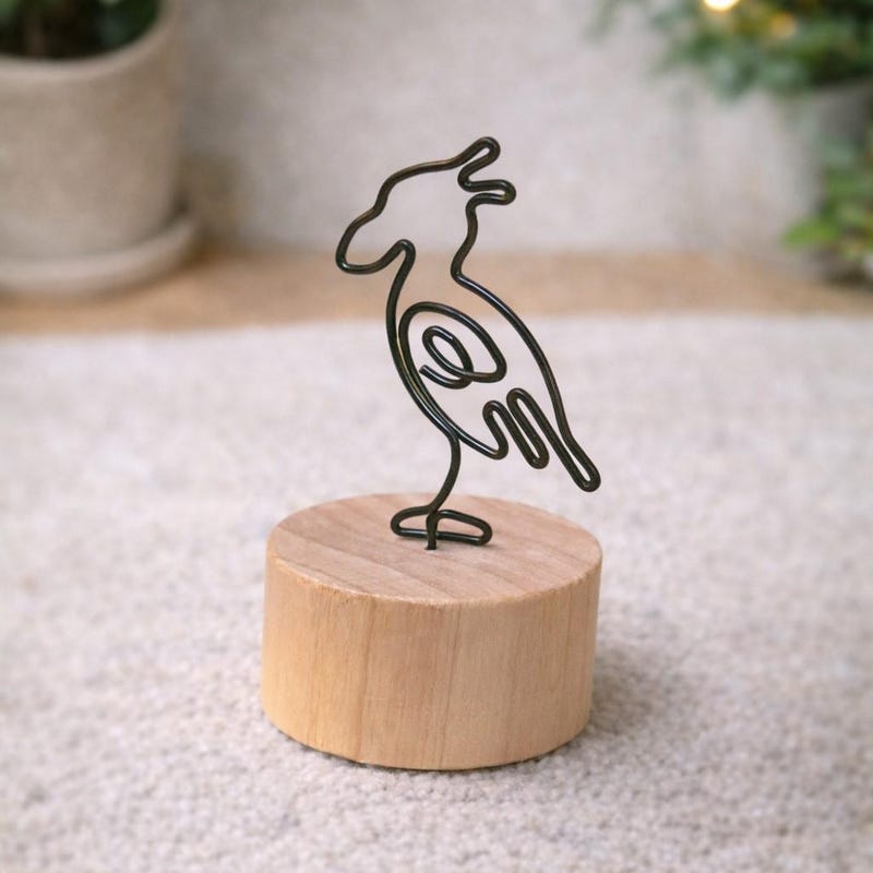 Birds on a Wire on a Base - Etsy