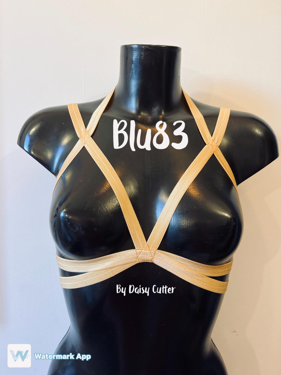 BOO- Open Cup Harness Cage Bra Top - Etsy