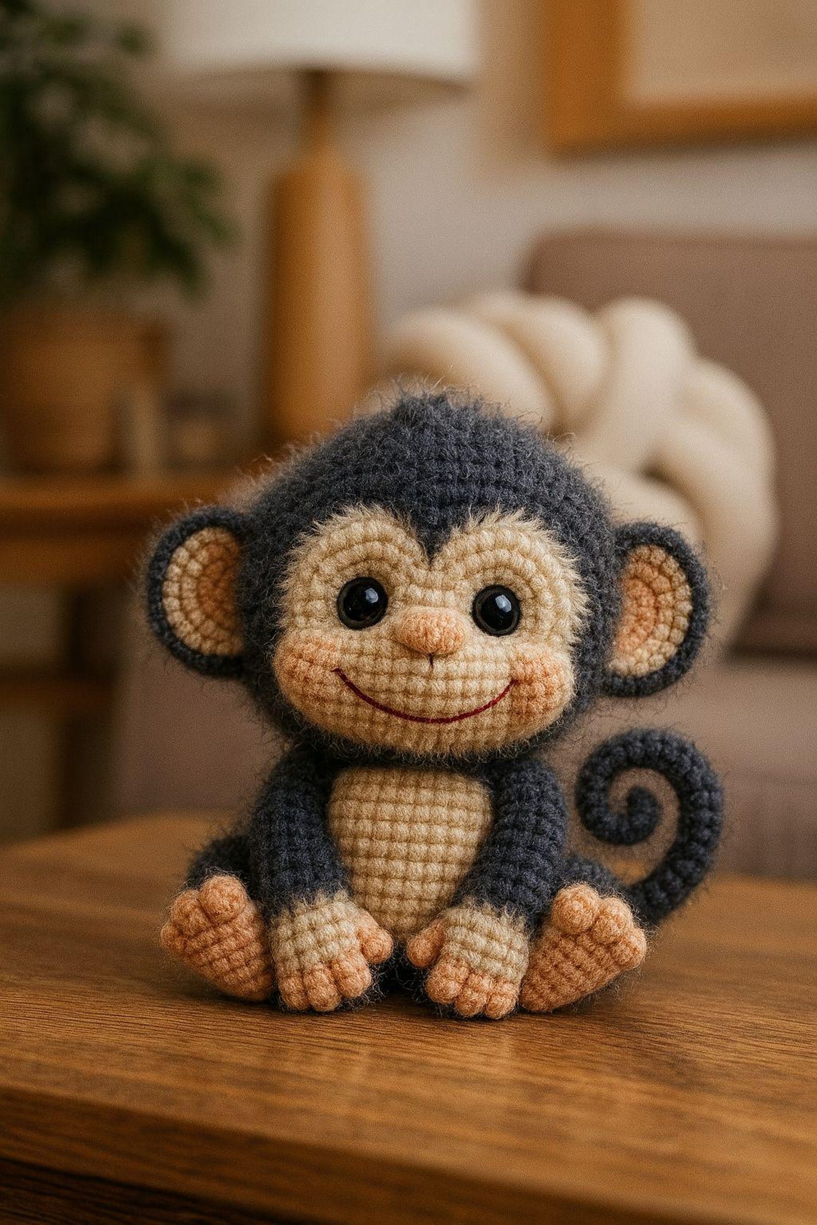 Crochet Monkey Amigurumi Pattern, Stuffed Animal Toy (PDF Pattern) - Etsy