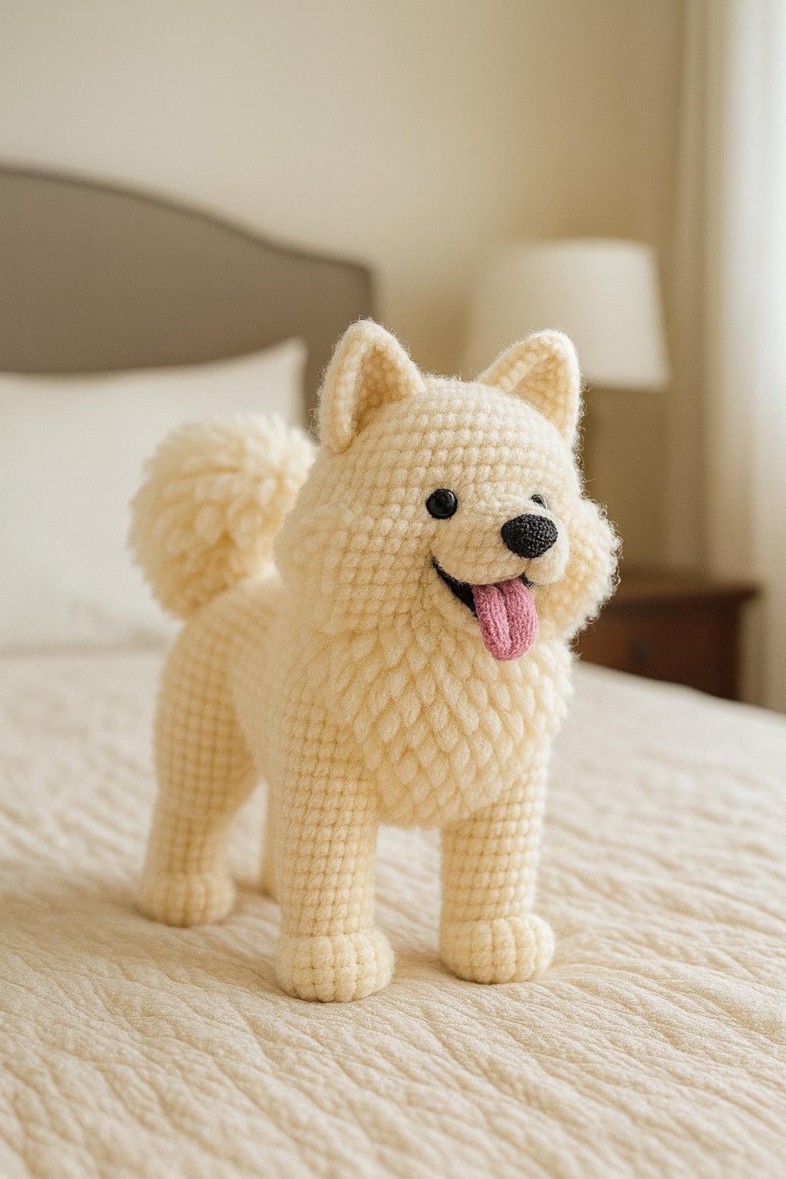 Samoyed Dog Crochet Pattern • Amigurumi Puppy Plush (PDF Digital ...