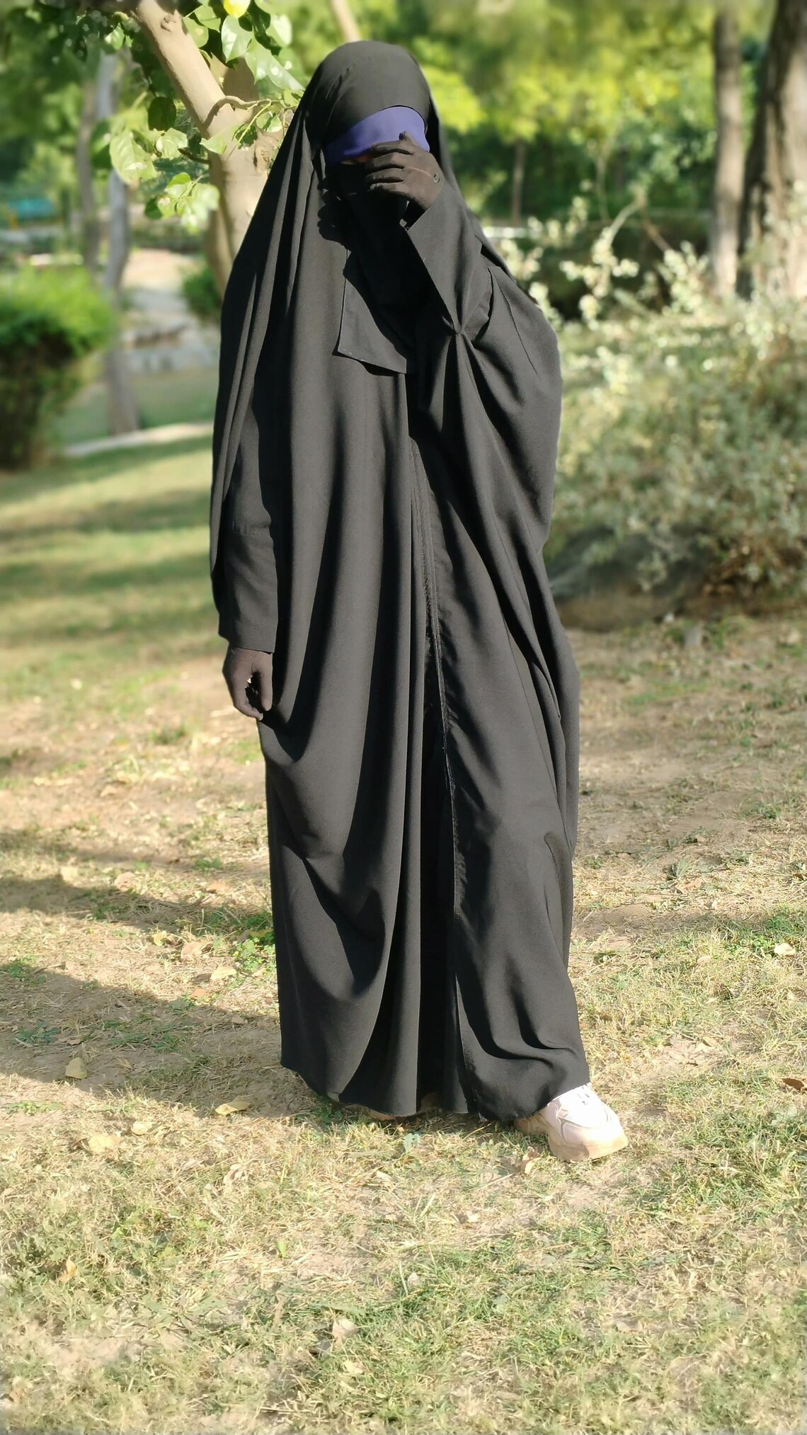 Iraqi Style Abaya | Korean Nida Fabric Round Chadar - Etsy