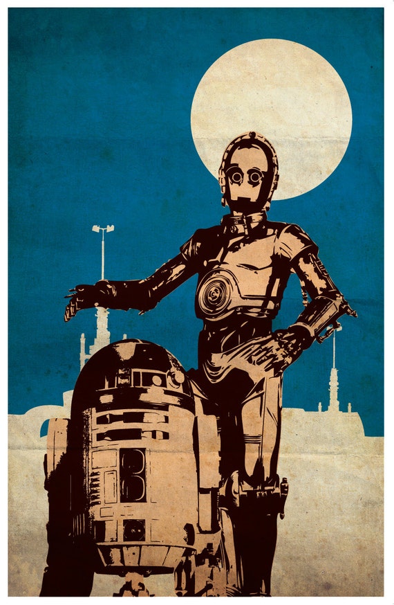 Star Wars Retro Art