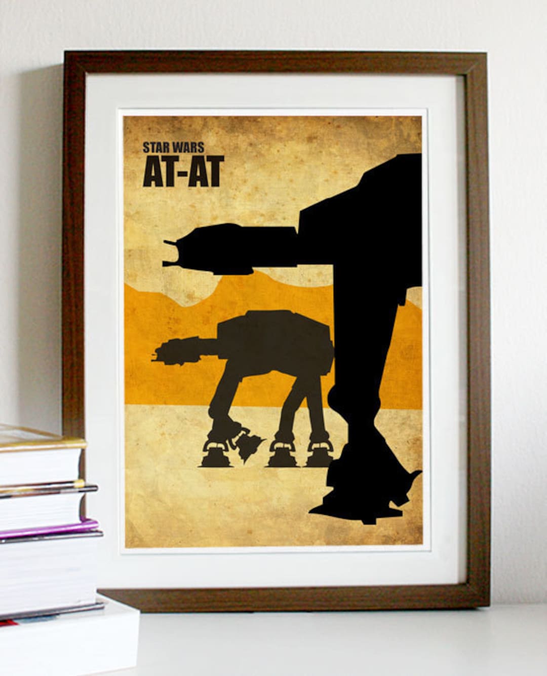 Star Wars AT-AT Poster Vintage Print - Etsy