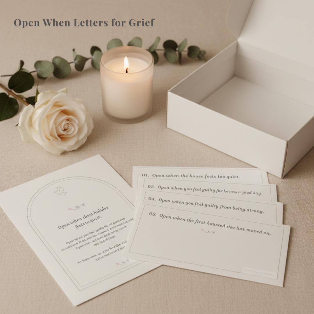 Open When Letters for Grief | Sympathy Gift Printable | Bereavement ...