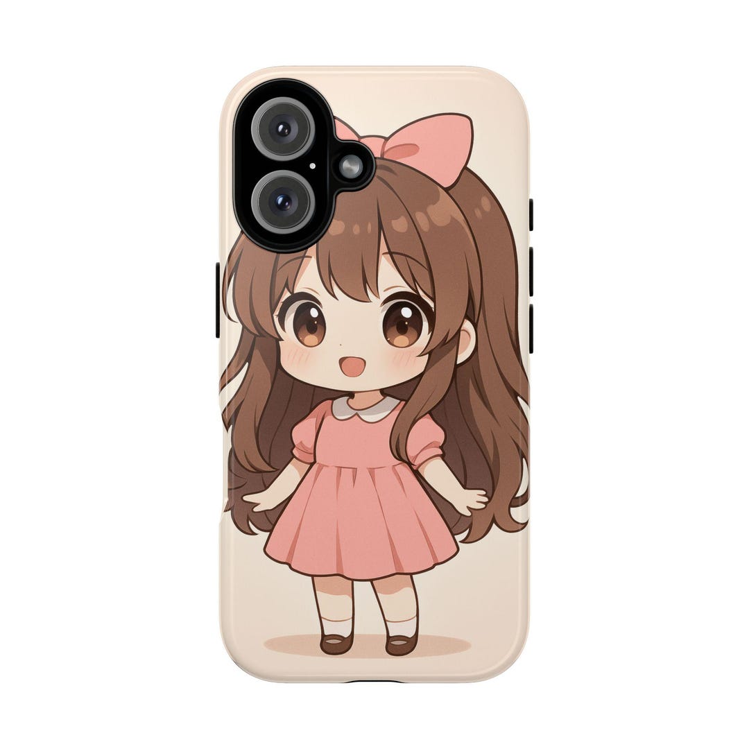 Chibi Girl Phone Case - Etsy