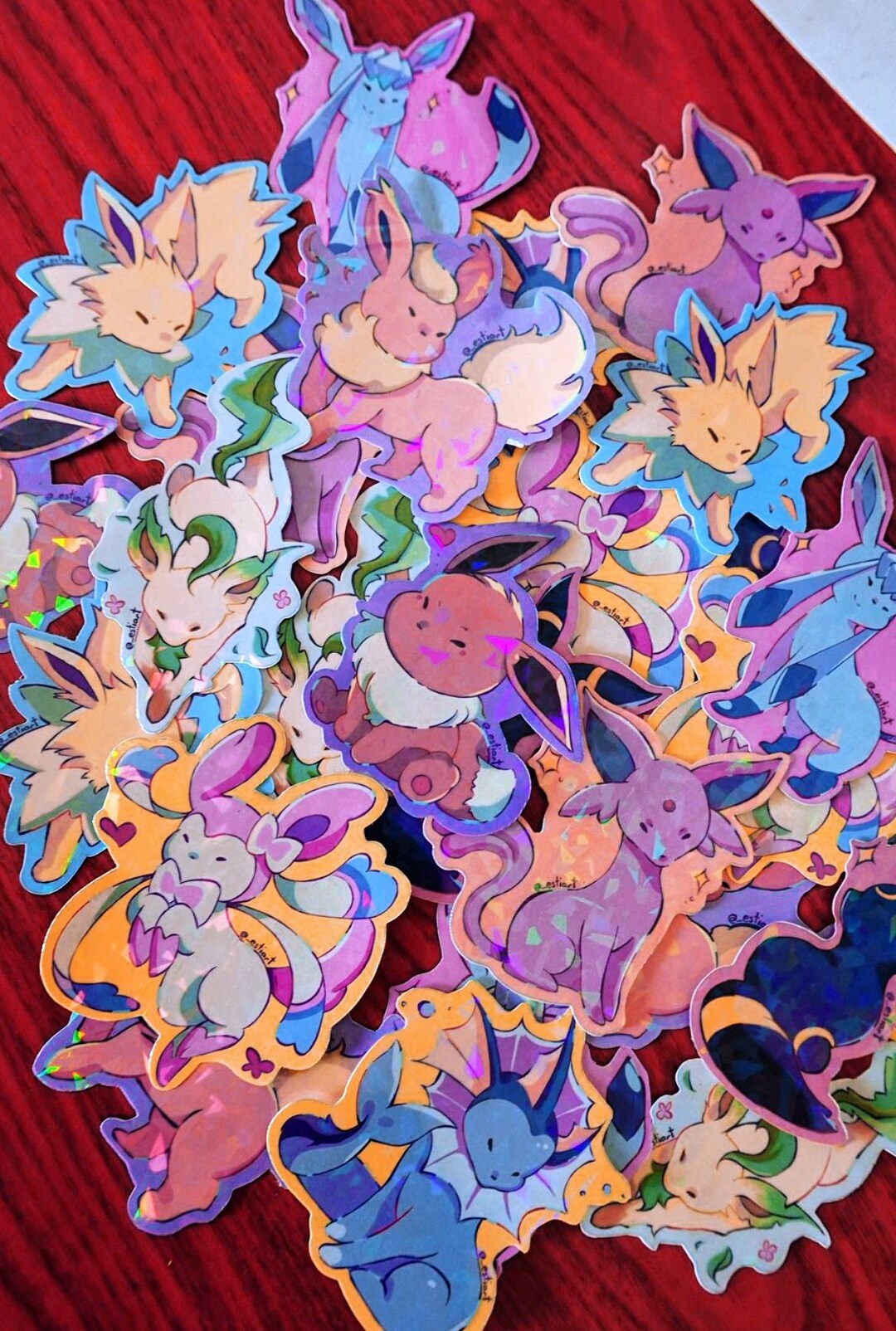 Poke Evolution 9cm Stickers - Etsy