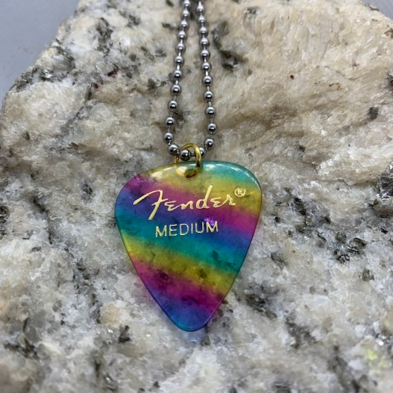 Fender Guitar Pick Necklace