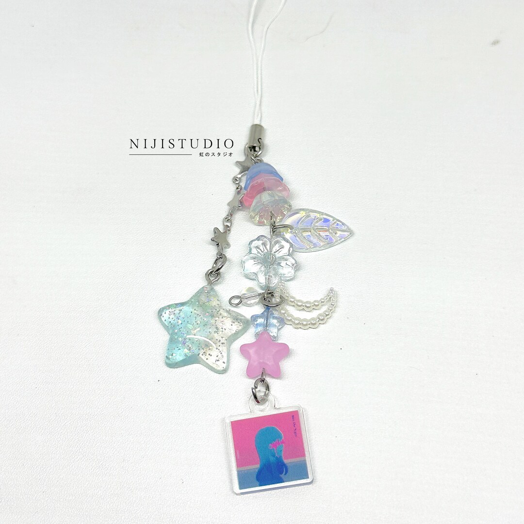 Yoasobi Yoru Ni Kakeru Inspired Beads Phone Charm - Etsy