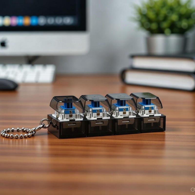Clicker Fidget Toy Light up Keyboard - Etsy UK