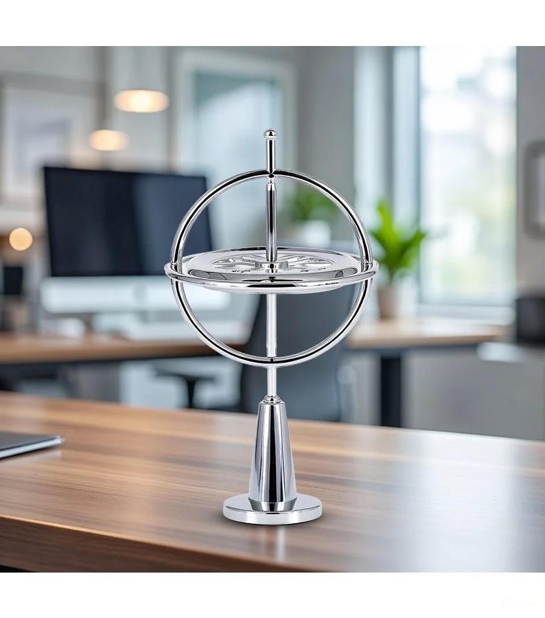 Metal Gyroscope Toy | Anti-gravity STEM Science Gift - Etsy