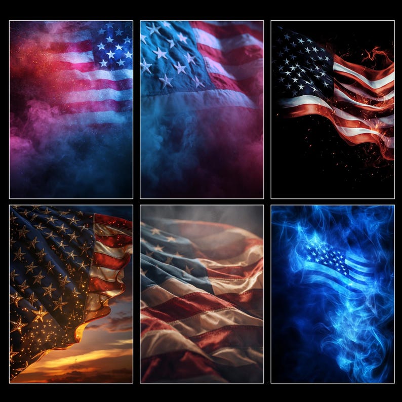 United States Flag Backdrops, Sports Poster, American Flag Sport Poster ...
