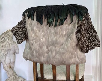 Feather Jacket - Etsy