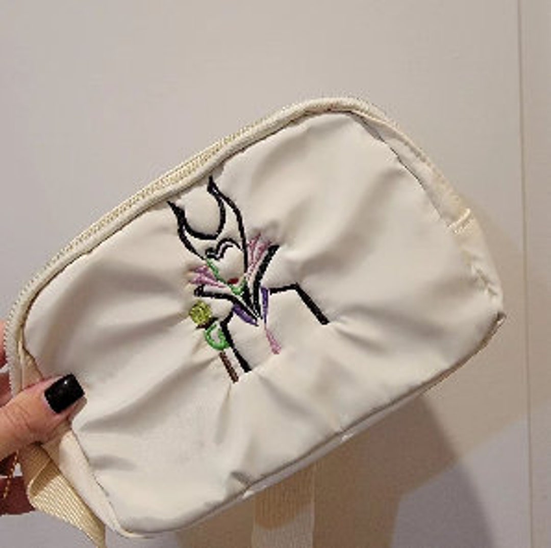 Embroidered Fanny Pack - Cream Waist Pack - Etsy