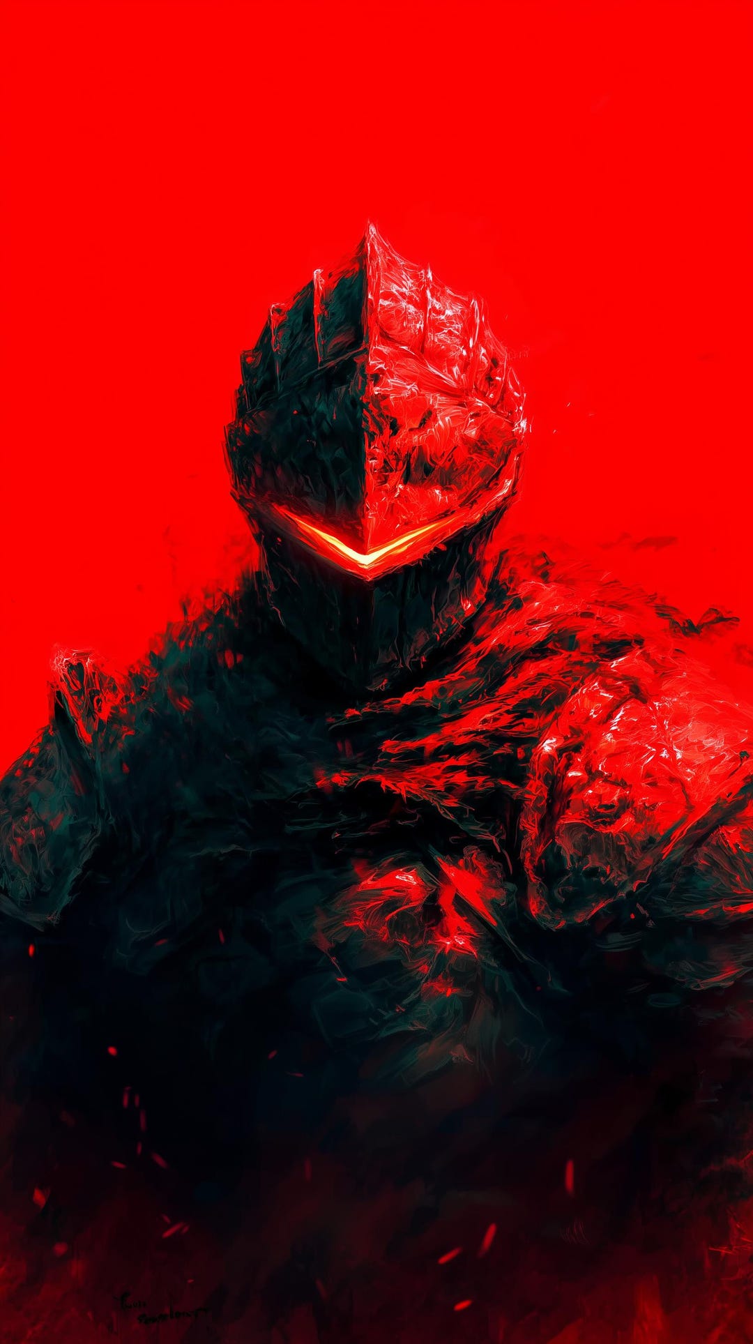 Dark Fantasy Phone Wallpapers (10 Pack) | Gothic Red Knight & Reaper ...