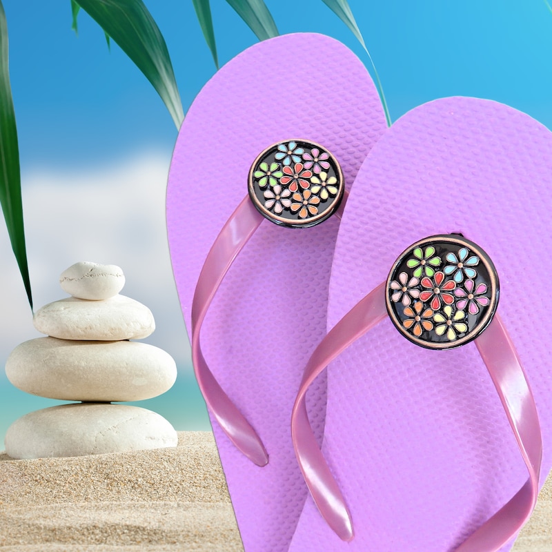 Color Flip Flops - Etsy