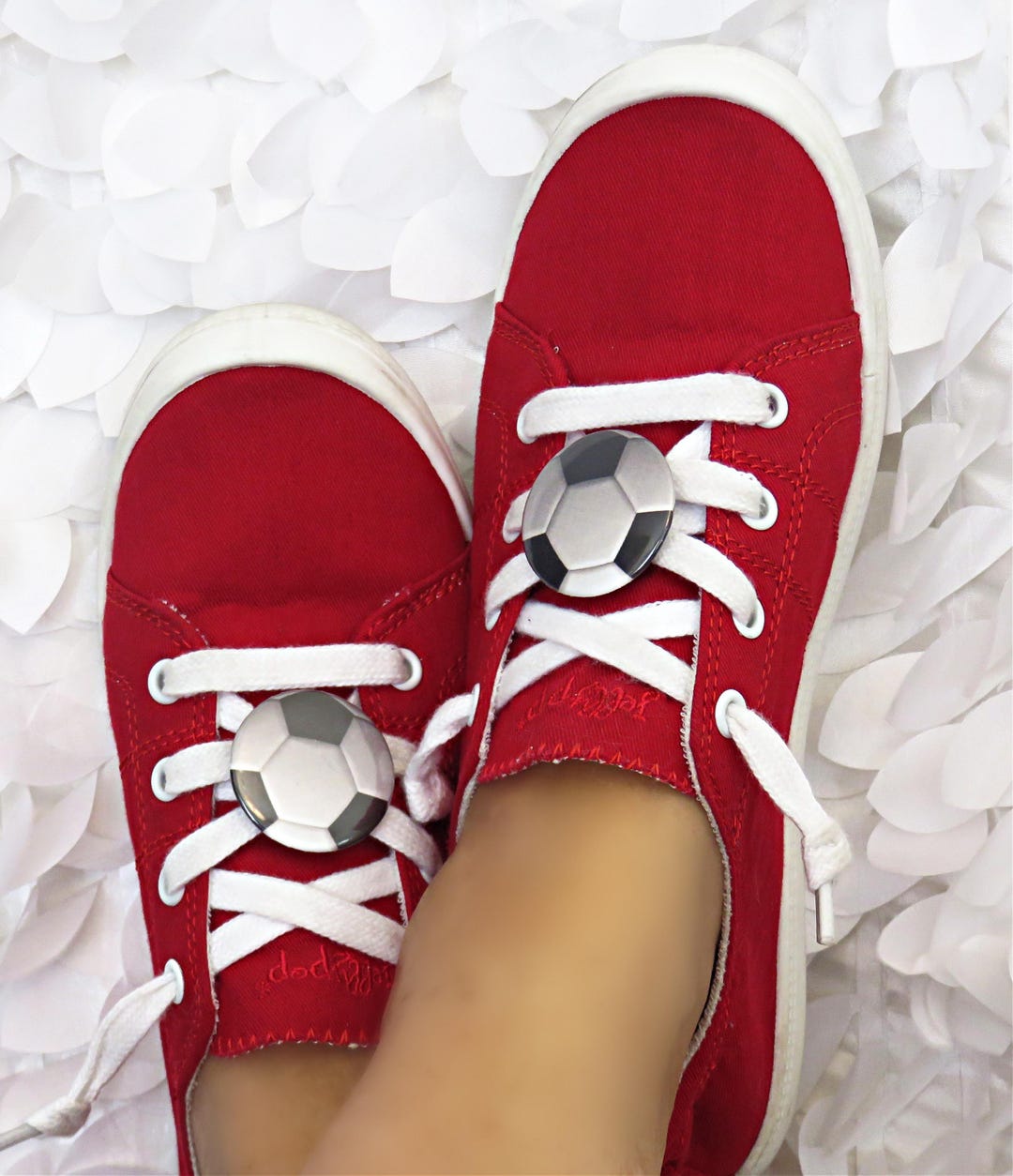 Soccer Ball Shoe Charms: Flexible Sandal & Sneaker Accessories - Etsy