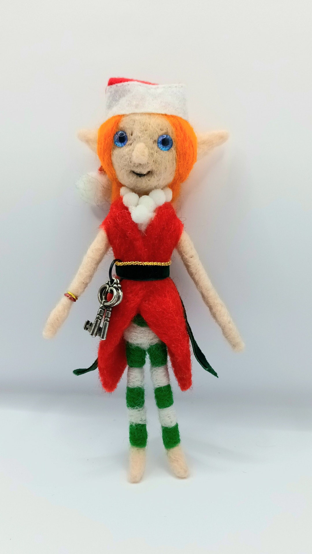 Chief Elf Lucy Needlefelt North Pole Ooak - Etsy