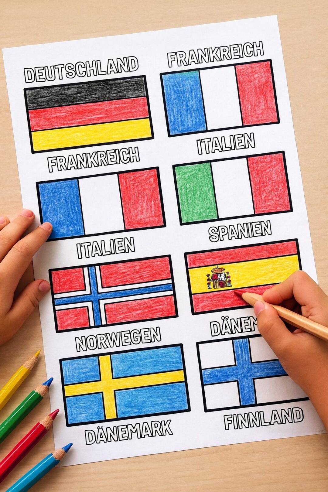 56 Flag Coloring Pages – A Collection From Around the World | 14x4 ...