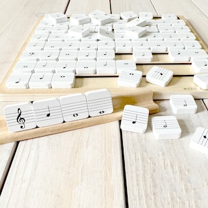 Sight Reading Music Note Tiles for Music Lessons - Etsy