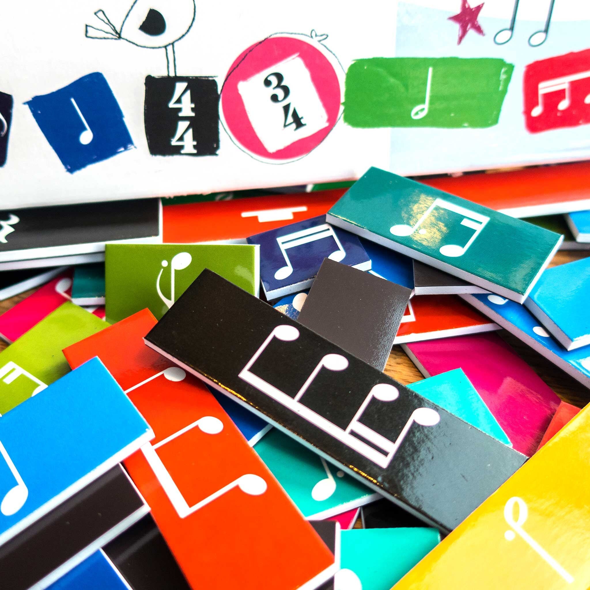 Music Notes Rhythm Magnet Fraction Tiles for Music Center - Etsy UK