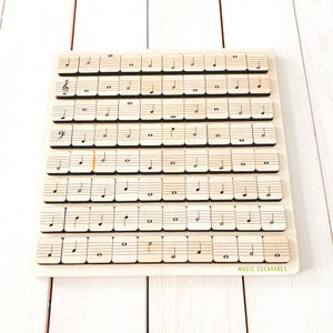 Sight Reading Music Note Tiles for Music Lessons - Etsy