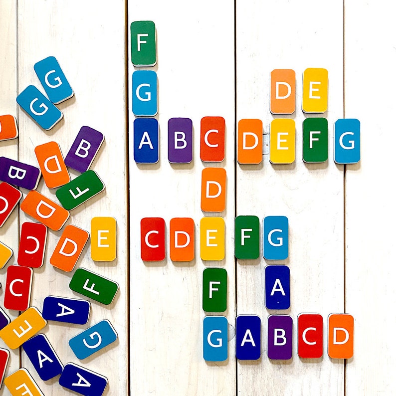 Magnetic Music Alphabet Tiles for Music Center Elementary - Etsy