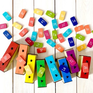 Wooden Solfege Tiles for Music Center, Elementary Music Classroom ...