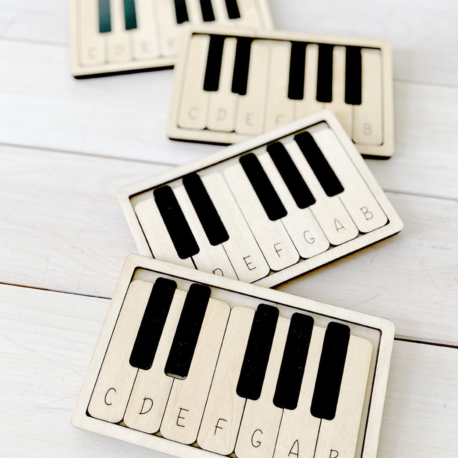 Wooden Piano Puzzle for Elementary Music Center Music - Etsy