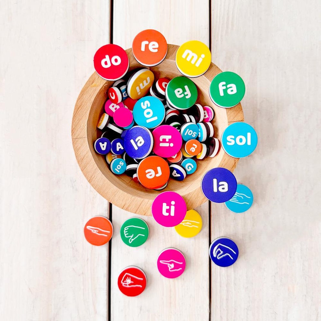 Solfege Curwen Kodaly Hand Signs Magnets for Music Lessons - Etsy