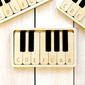 Wooden Piano Puzzle for Elementary Music Center, Music Classroom, Piano ...