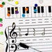 ORIGINAL NEW Grand Staff Magnetic Dry-erase Board for Music Lessons ...