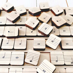 Sight Reading Music Note Tiles for Music Lessons - Etsy