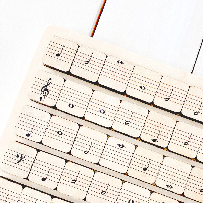 Sight Reading Music Note Tiles for Music Lessons - Etsy