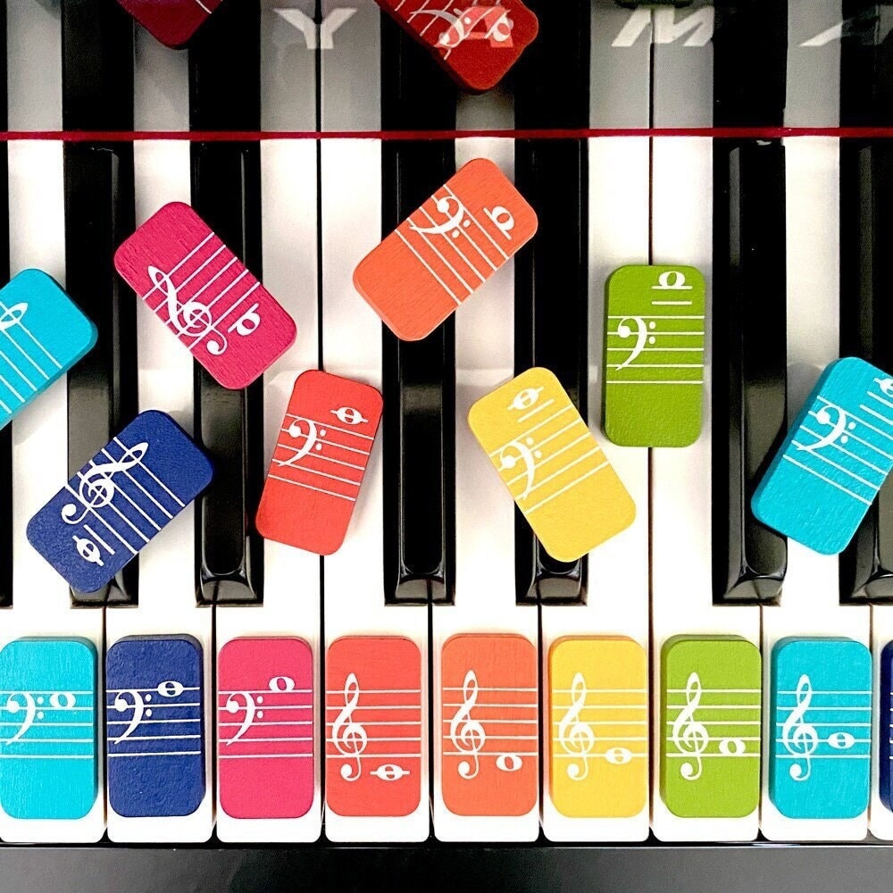 Wooden Music Note Tiles for Music Center Elementary Music - Etsy