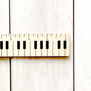 Personalized Wooden Piano Ruler, Musician Gift, Music Gifts, Music ...