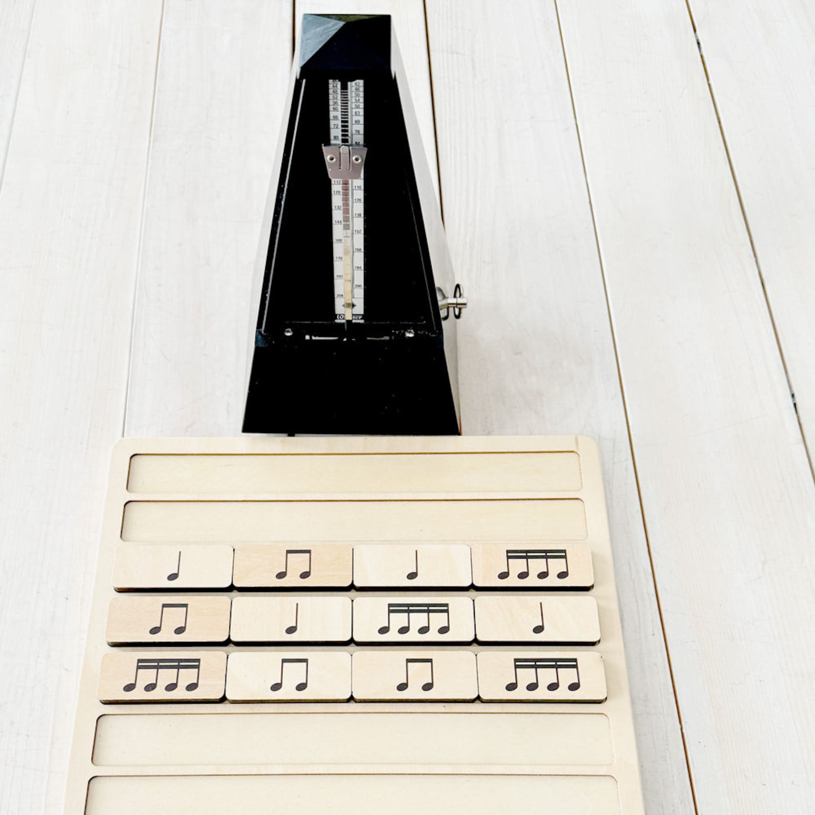 Wooden Music Note Rhythm Fraction Tiles and Puzzle for Music Center ...