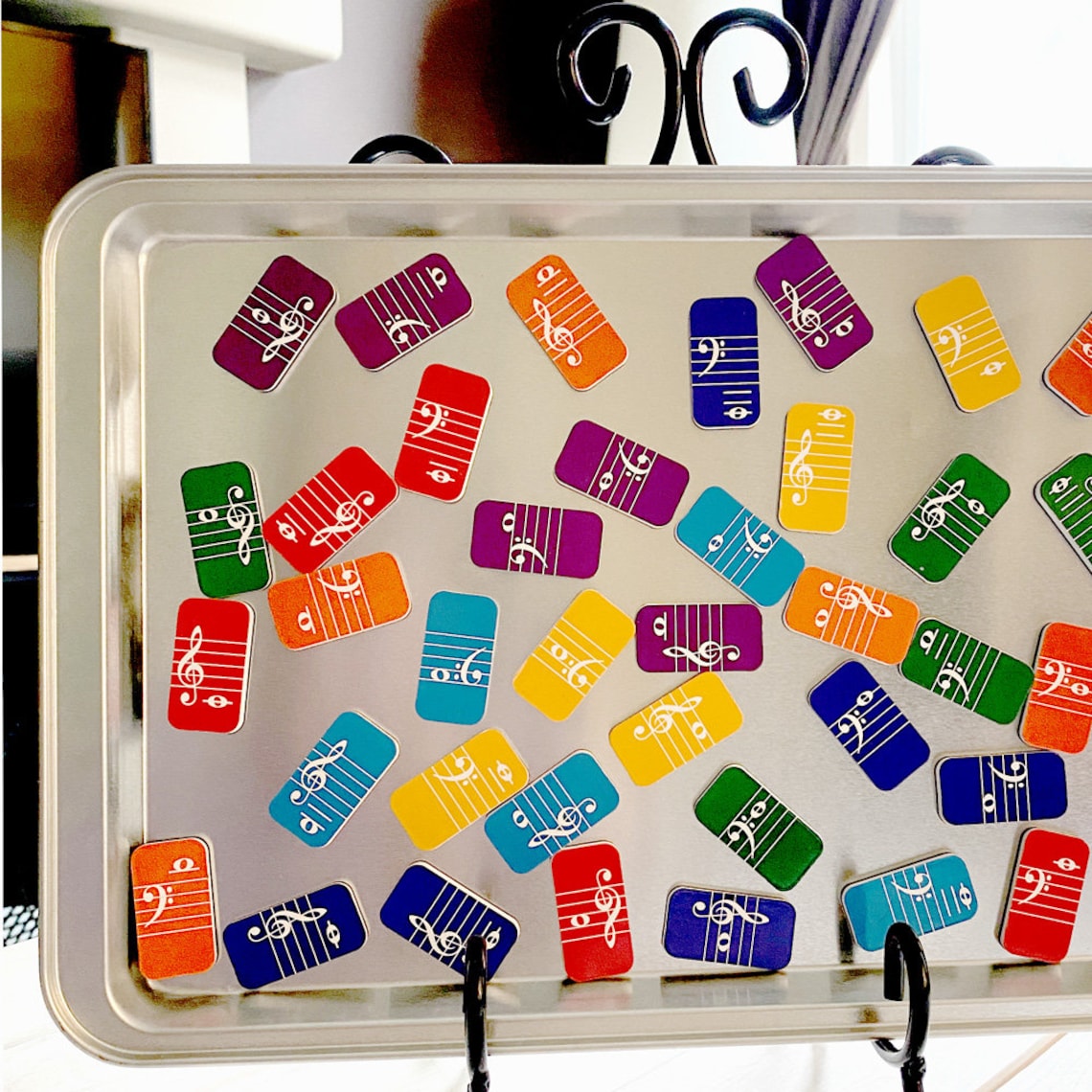 Magnetic Music Note Tiles for Elementary Music Center Music - Etsy