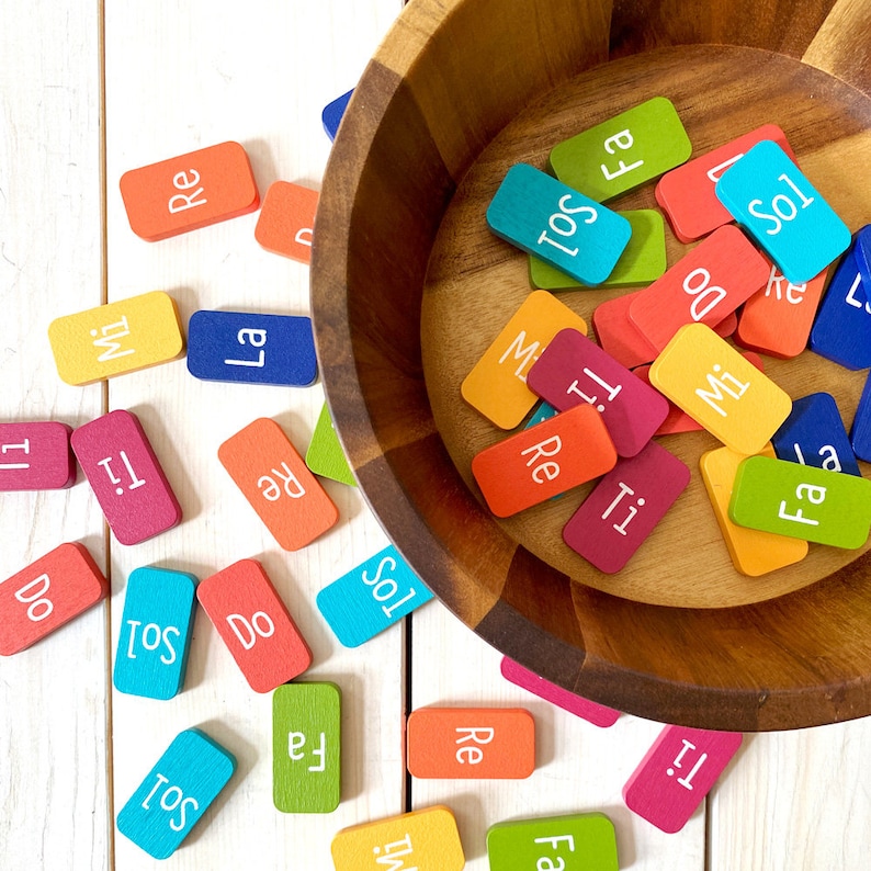 Wooden Solfege Tiles for Music Center, Elementary Music Classroom ...
