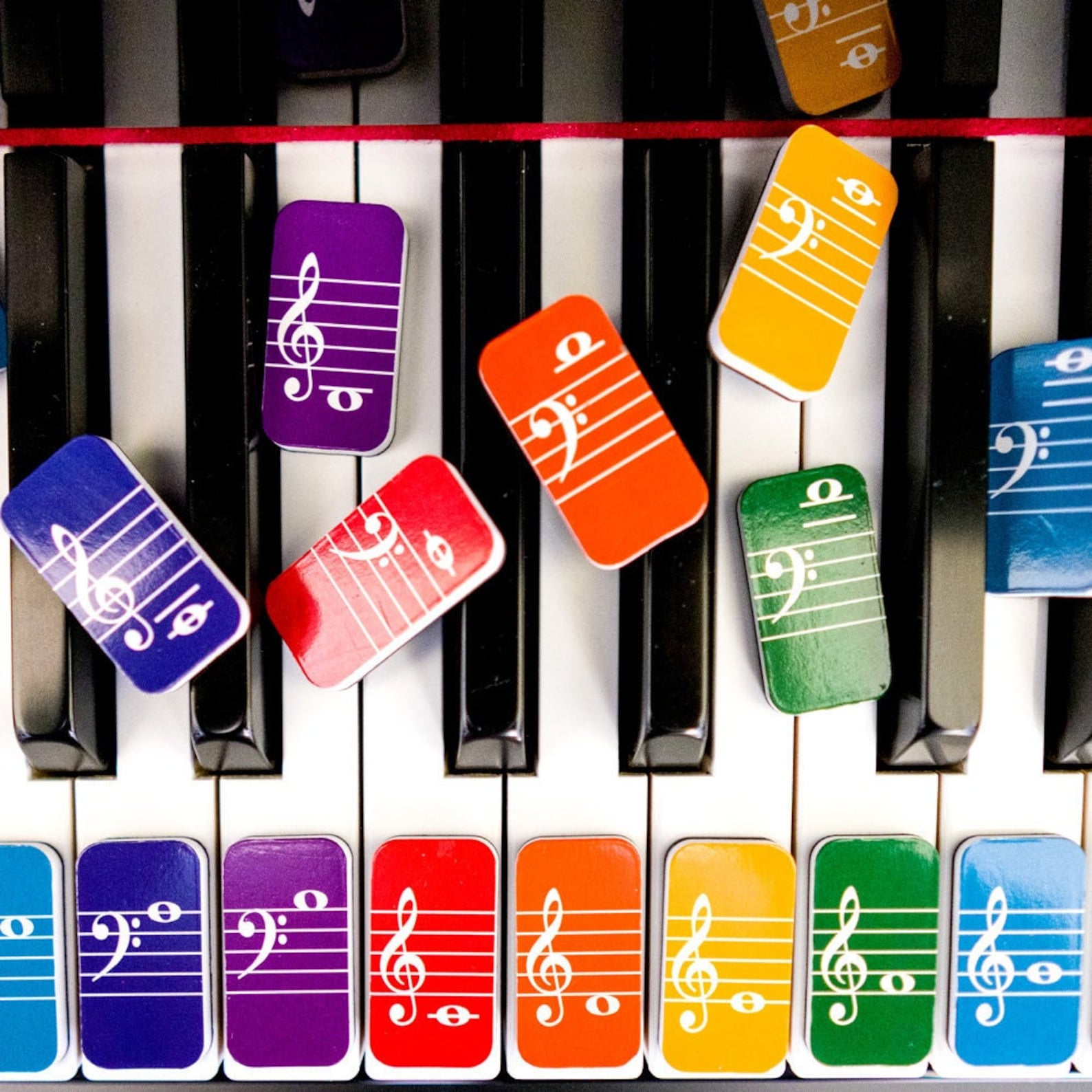 Magnetic Music Note Tiles for Elementary Music Center Music - Etsy