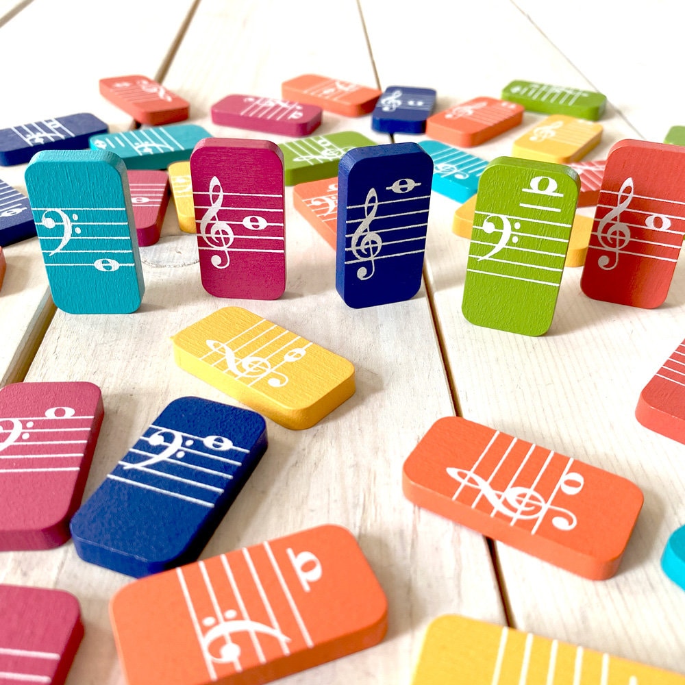 Wooden Music Note Tiles for Music Center Elementary Music - Etsy