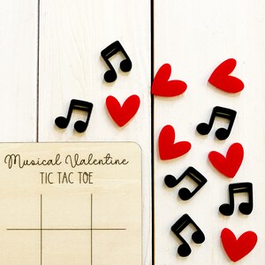 Musical Valentines Tic Tac Toe, Kids Valentines Gift, Valentine's Day ...