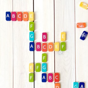 Wooden Music Alphabet Tiles for Music Center, Elementary Music ...