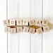 Musical Alphabet Wooden Blocks, Piano Lessons, Music Teaching Tool ...