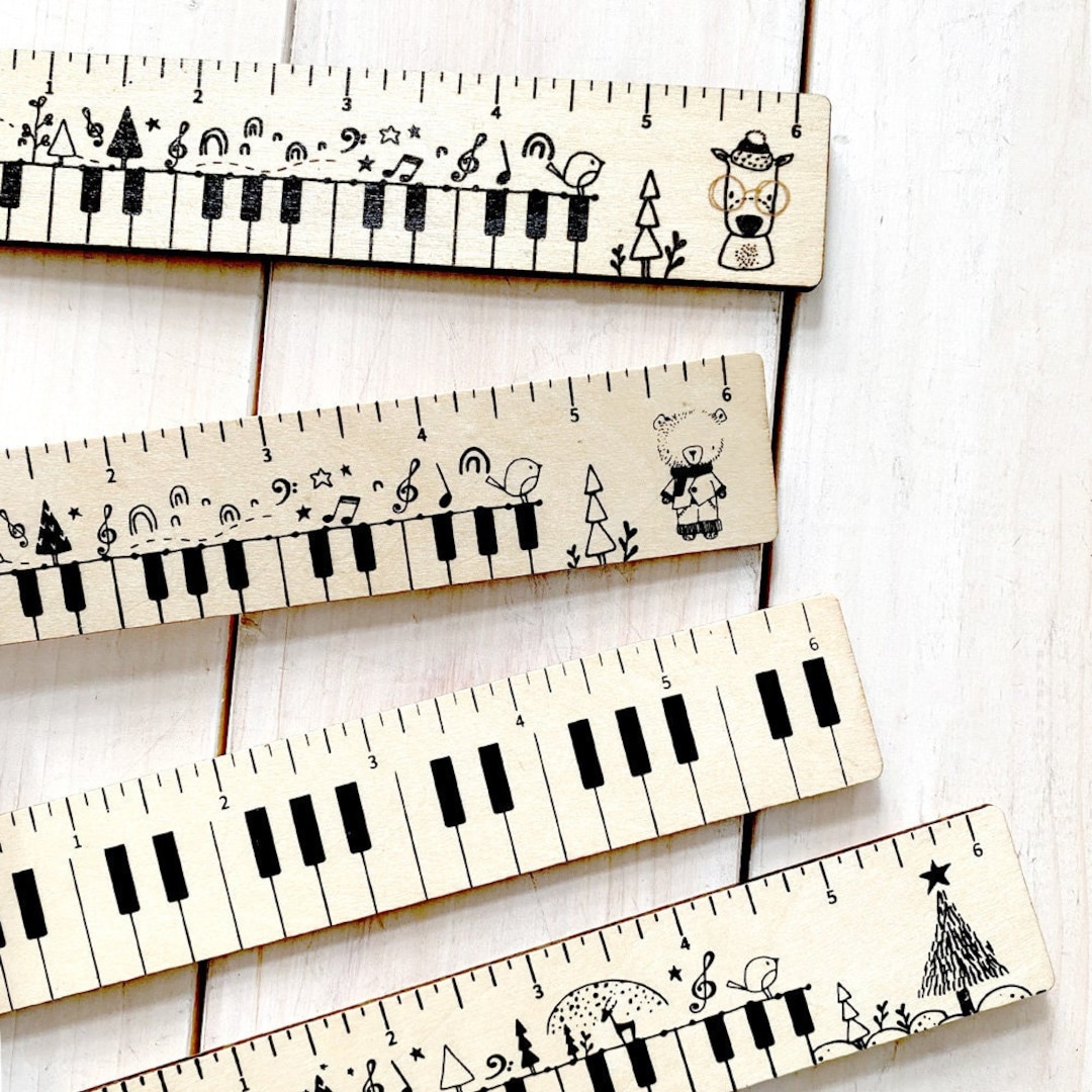 Personalized Wooden Piano Ruler, Musician Gift, Music Gifts, Music ...