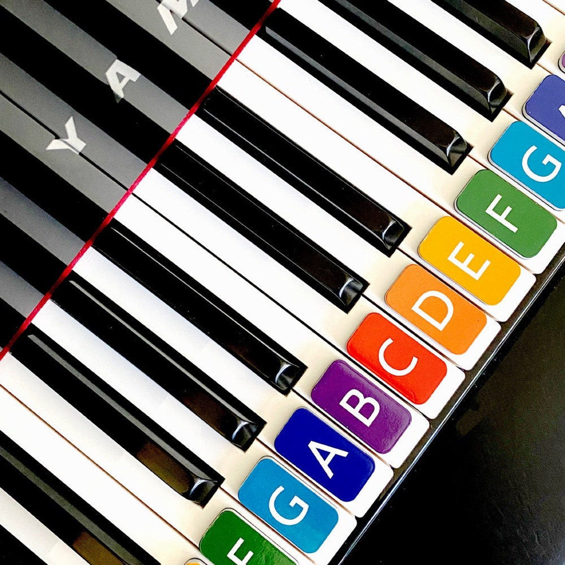 Magnetic Music Alphabet Tiles for Music Center Elementary - Etsy