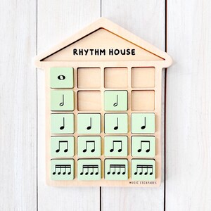 Music Note Rhythm House Puzzle for Music Lessons - Etsy
