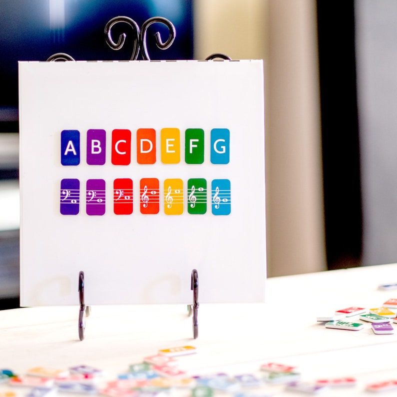 Magnetic Music Alphabet Tiles for Music Center Elementary - Etsy